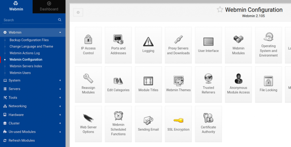 Performing a Webmin Setup on Linux (AlmaLinux) | Liquid Web